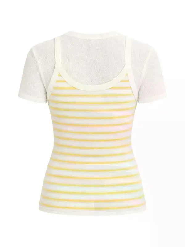 Vince Striped Layered T-shirt