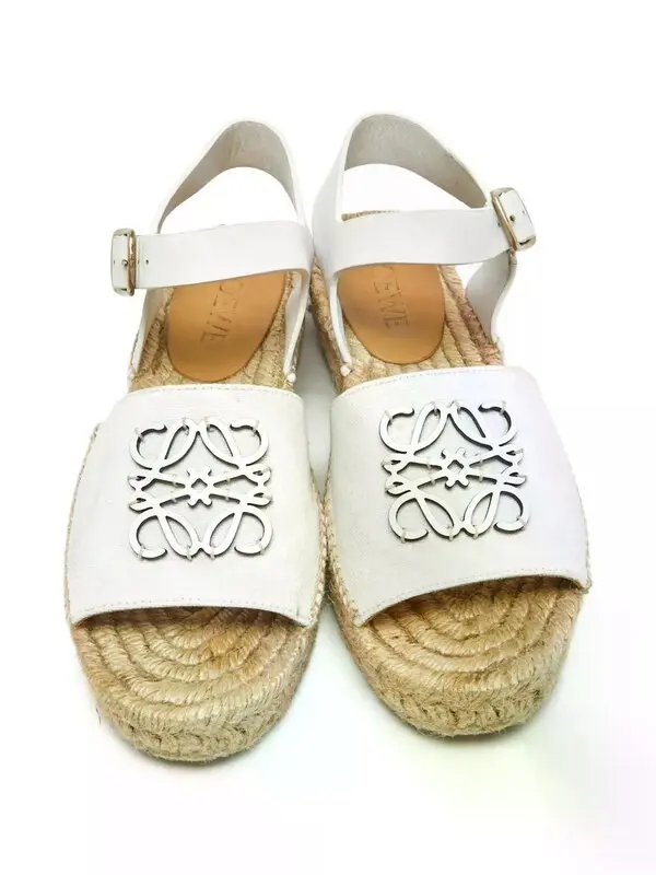 Loewe Anagram Platform Espadrille Sandals