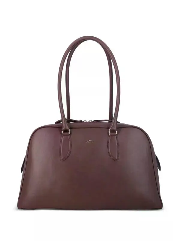 A.p.c. Paloma Logo-print Leather Tote Bag - Red