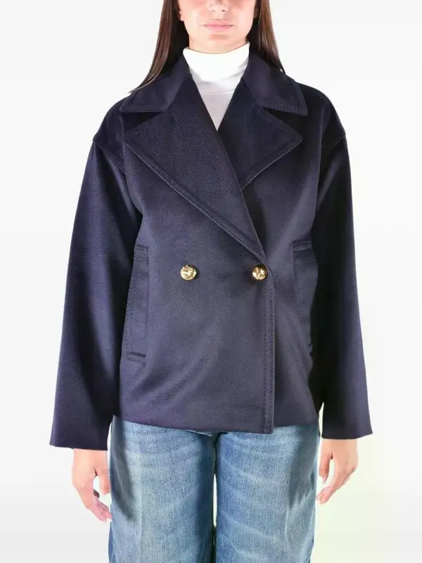 Max Mara Double-breasted Virgin Wool Coat