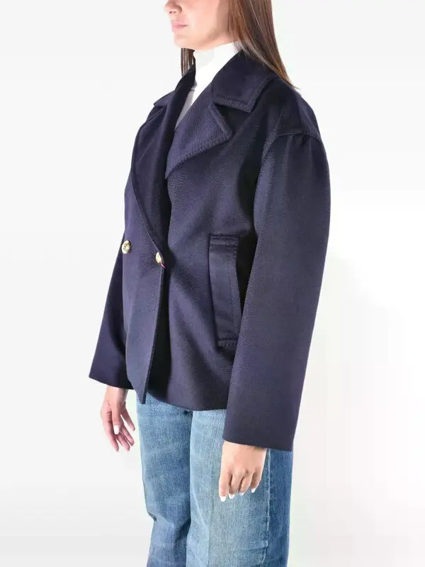 Max Mara Double-breasted Virgin Wool Coat