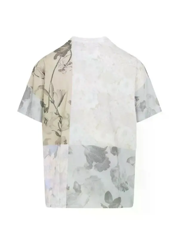 MAISON MARGIELA Floral-print Patchwork T-shirt