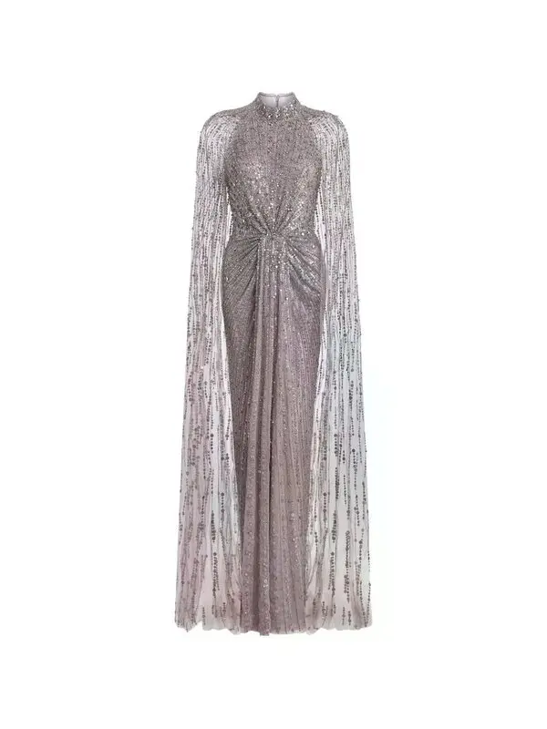 Jenny Packham Cairo Mini Dress - Silver
