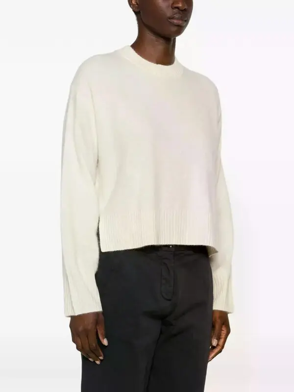 C.T.PLAGE Ribbed-trim Wool Sweater