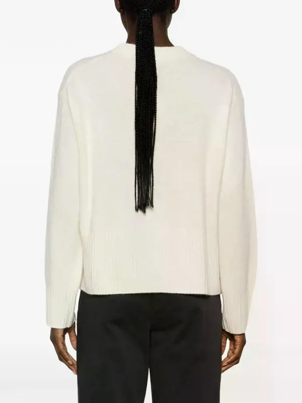 C.T.PLAGE Ribbed-trim Wool Sweater