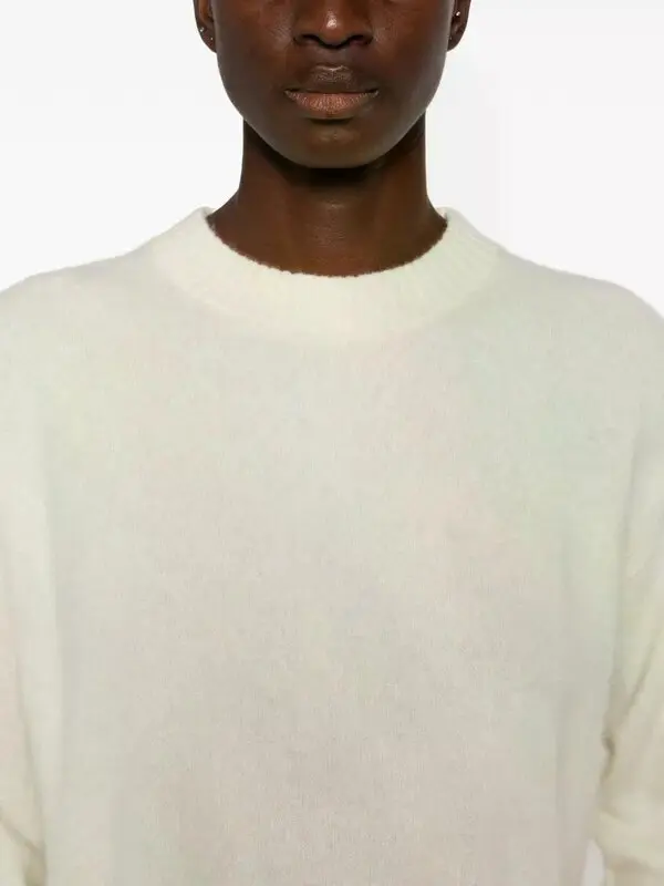 C.T.PLAGE Ribbed-trim Wool Sweater
