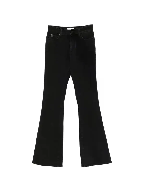 JACOB COHЁN Victoria Mid-rise Flared Jeans - Black