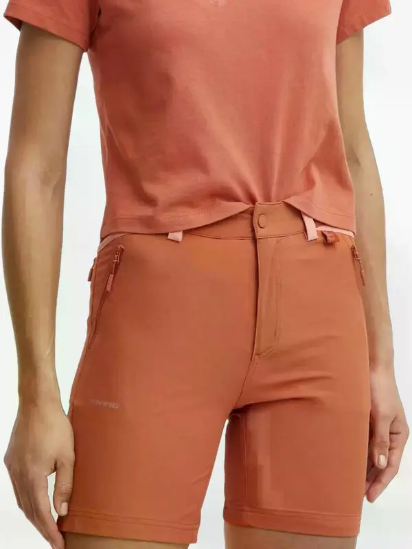 VIKING Logo-print Zip-pocket Shorts - Orange