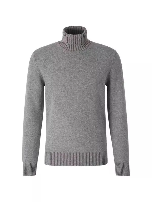 GRAN SASSO Ribbed-knit Roll-neck Sweater
