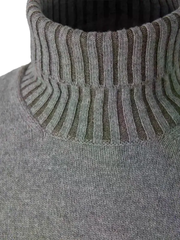 GRAN SASSO Ribbed-knit Roll-neck Sweater