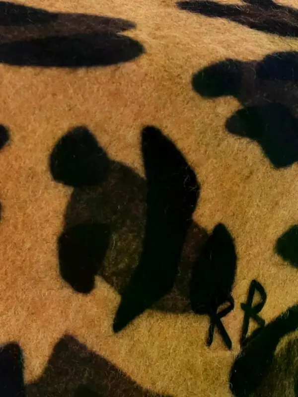 Ruslan Baginskiy Leopard-print Wool Beret