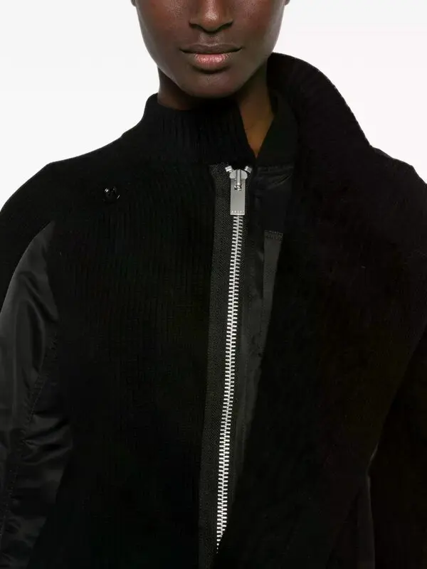 Sacai Cable-knit Hybrid Jacket