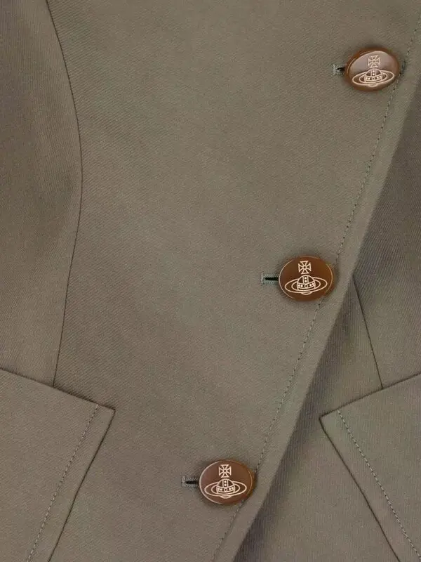 VIVIENNE WESTWOOD Gale Puff-sleeve Button-up Jacket