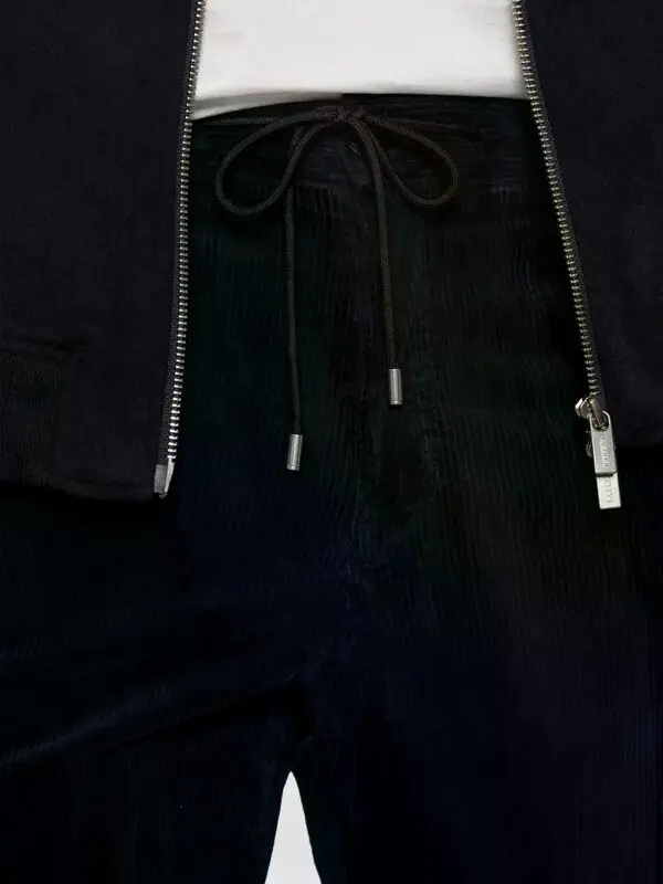 Karl Lagerfeld Corduroy Drawstring-waist Trousers
