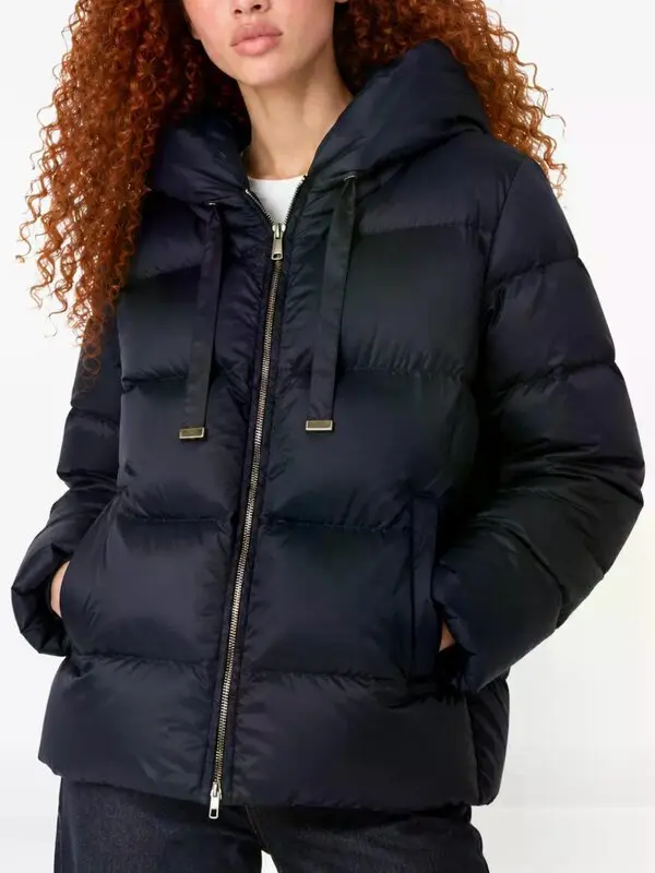 Max Mara Quilted Hooded Jacket