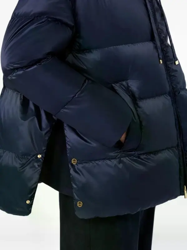 Max Mara Quilted Hooded Jacket