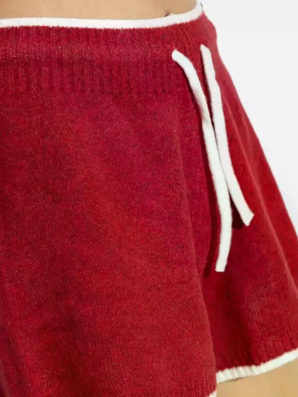 Nike Logo-embroidered Drawstring Shorts - Red