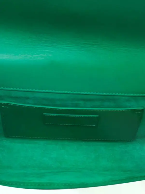 Saint Laurent 2013 Smooth Leather Cassandre Clutch Bag - Green