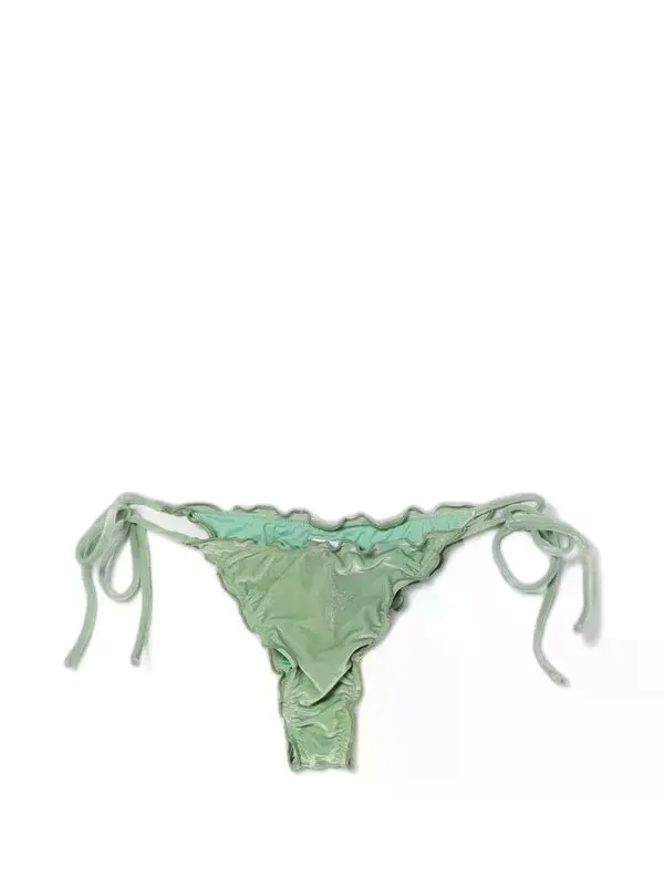 MC2 SAINT BARTH Miami Ruffled Side-tie Bikini Bottoms