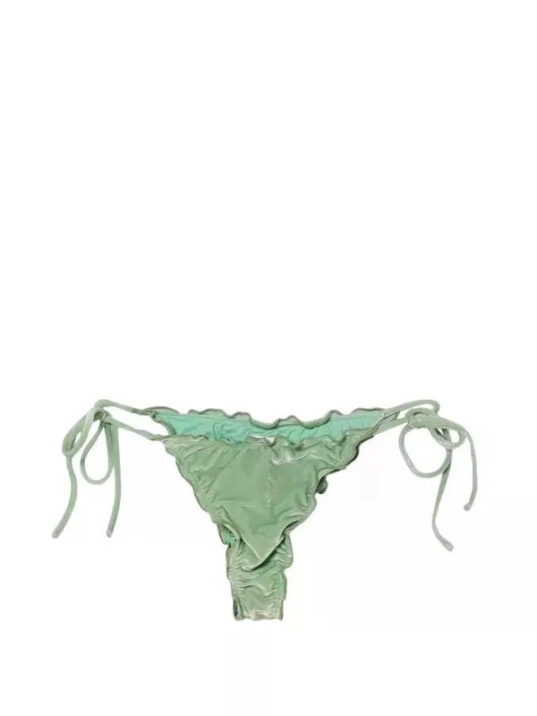 MC2 SAINT BARTH Miami Ruffled Side-tie Bikini Bottoms