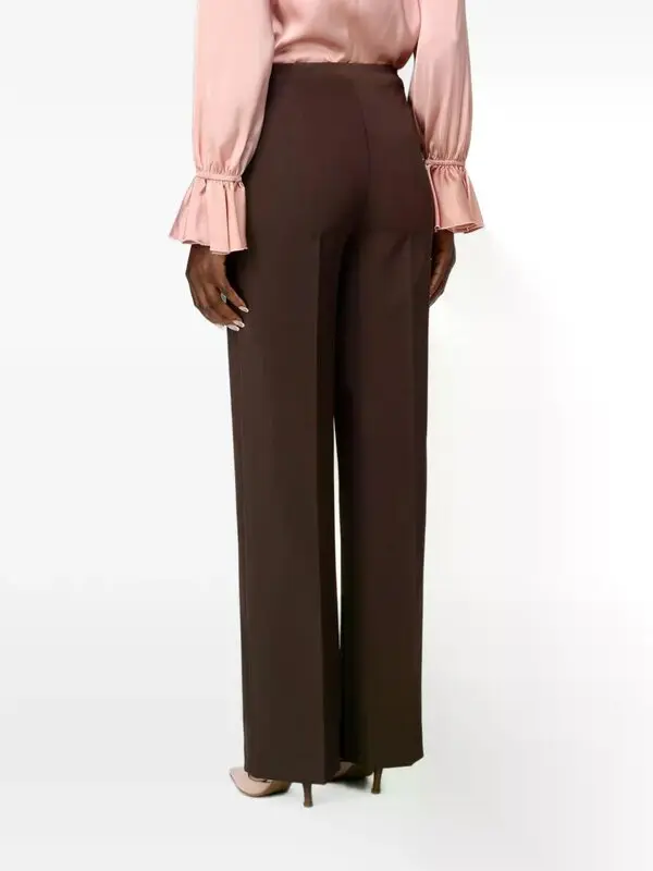 HANITA Pressed-crease Straight-leg Trousers