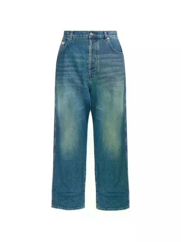 Moschino Faded Straight-leg Jeans