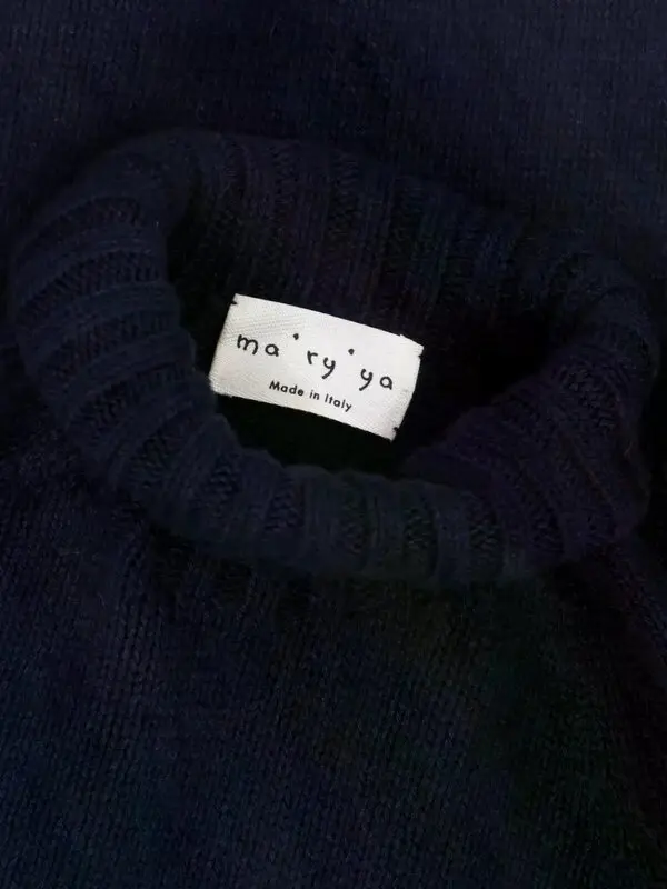 MA'RY'YA Roll-neck Raglan-sleeve Sweater