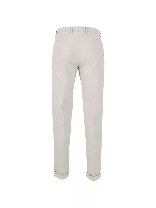 BERWICH Pleated Turn-up Straight-leg Trousers