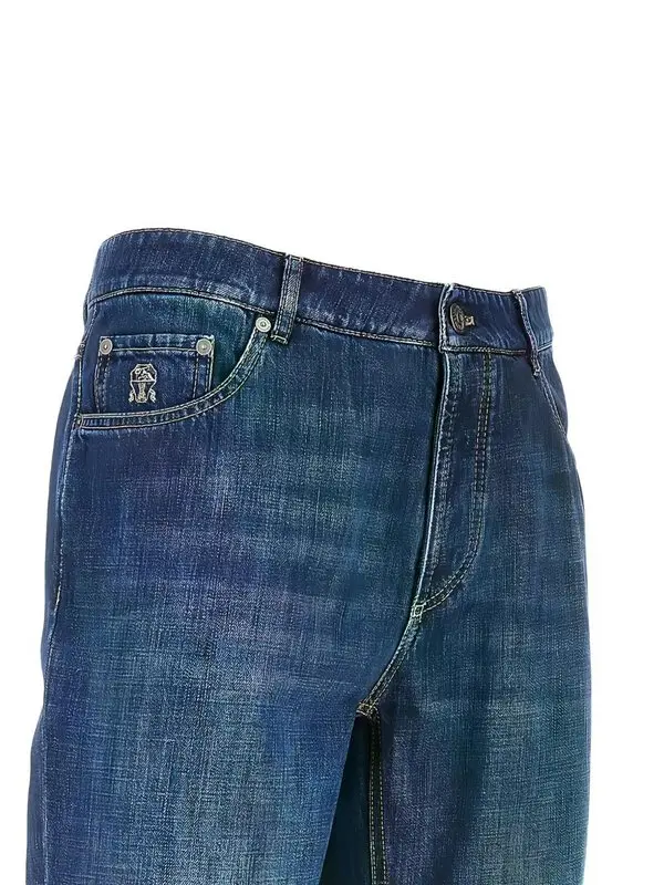 Brunello Cucinelli Faded-effect Jeans