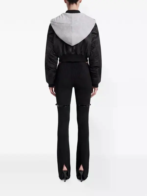 SRVC STUDIO Hood-detail Bomber Jacket