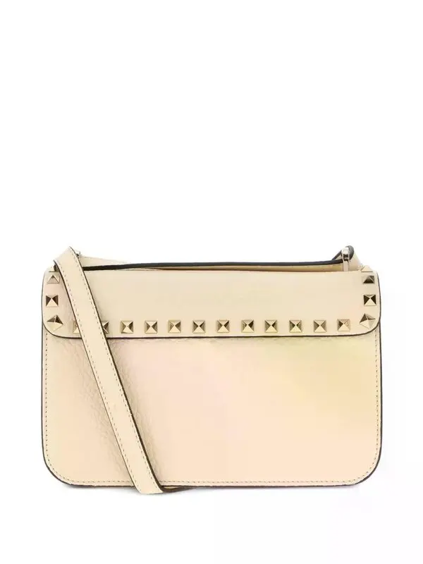 Valentino Garavani Rockstud Small Shoulder Bag In Grainy Calfskin