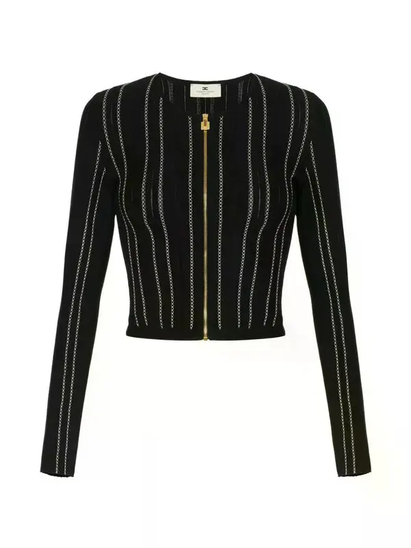 Elisabetta Franchi Cardigan In Knit Fabric