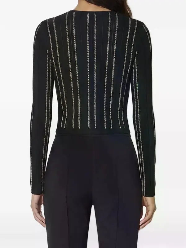 Elisabetta Franchi Cardigan In Knit Fabric