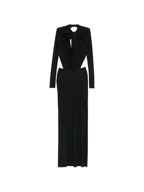 AMAZUIN Denise Cut-out Ruched Maxi Dress
