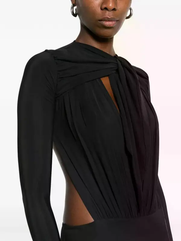 AMAZUIN Denise Cut-out Ruched Maxi Dress