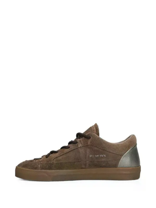 SANTHA Contrast-stitched Low-top Sneakers
