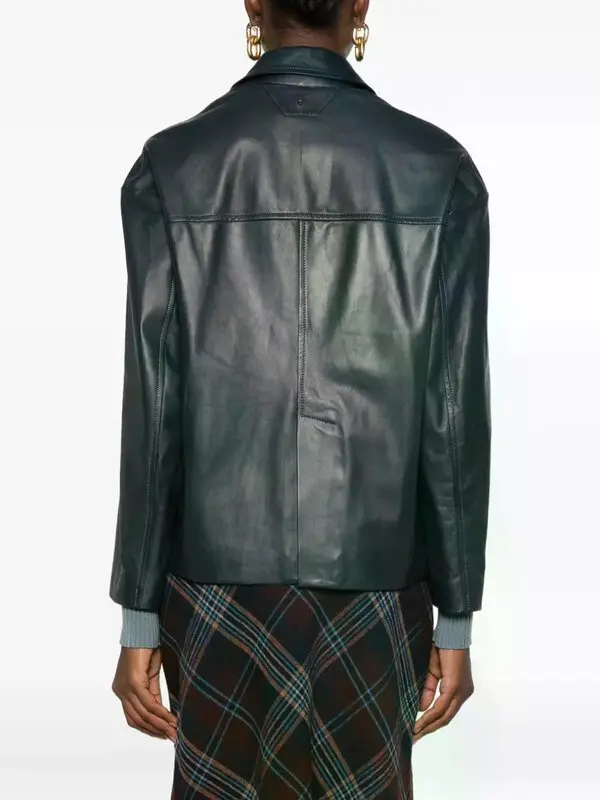 SALVATORE SANTORO Button-up Leather Jacket