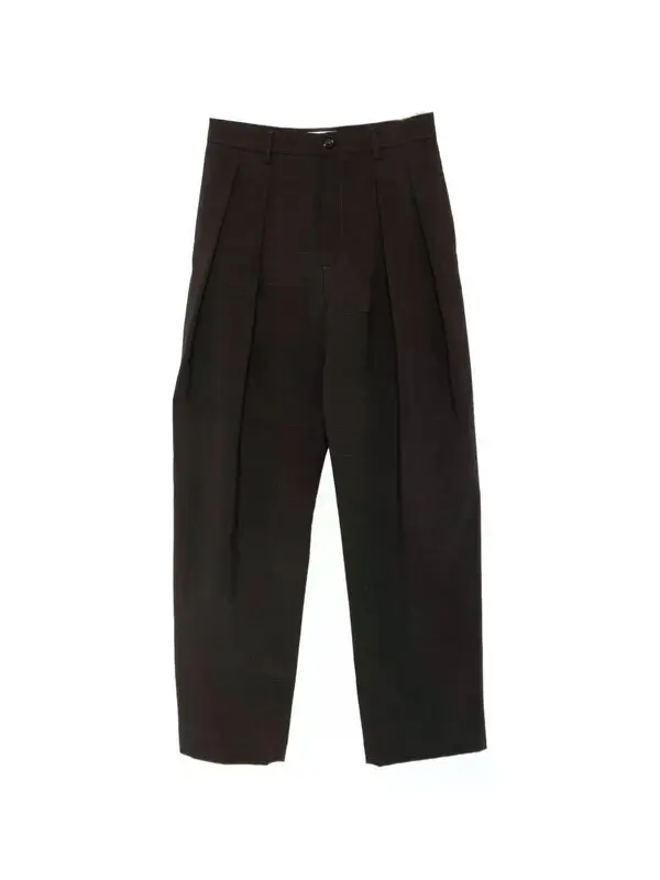 Barena Venezia Pleated Checked Trousers