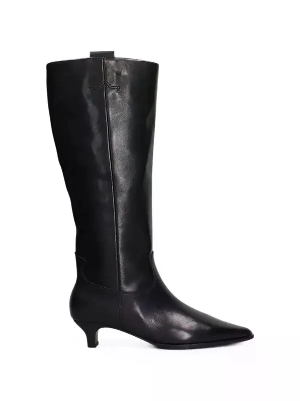 Ash Thore Pointed-toe Leather Knee-high Boots