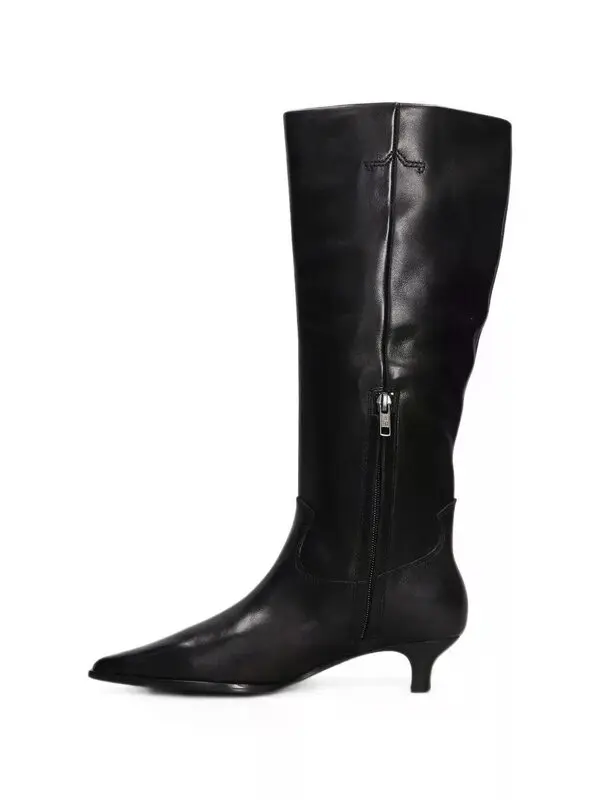 Ash Thore Pointed-toe Leather Knee-high Boots