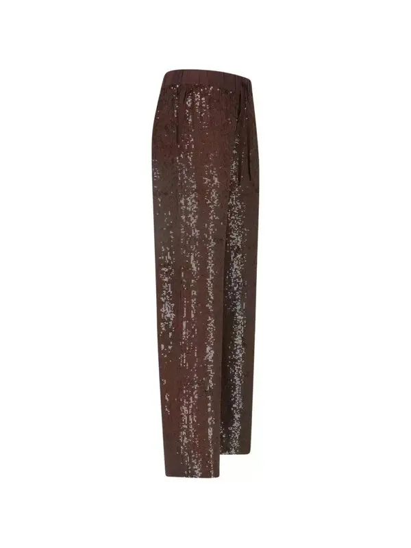 P.a.r.o.s.h Sequin-embellished Drawstring Trousers