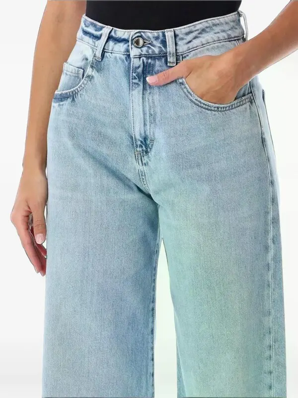 ICON DENIM LOS ANGELES Icon Poppy Washed Straight-leg Jeans