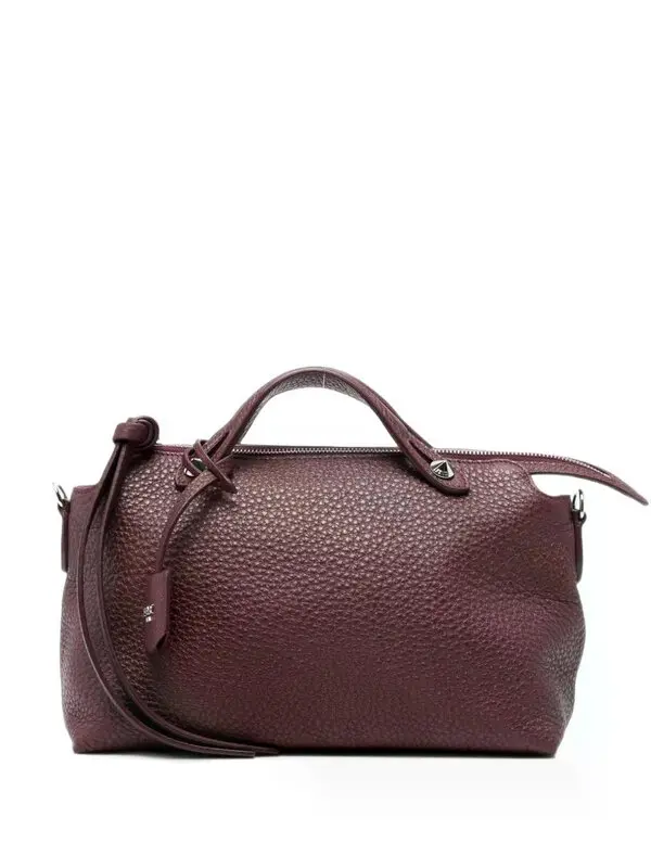 Fendi Medium The Way Grained-leather Clutch Bag