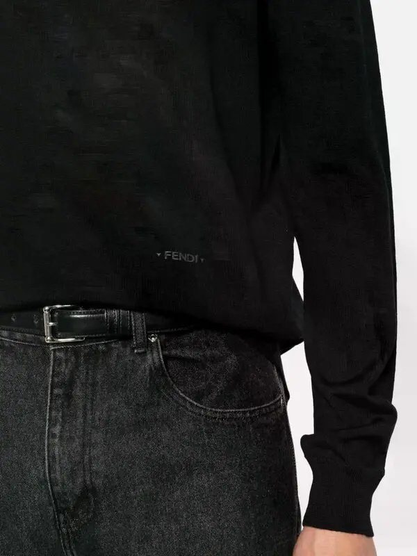 Fendi Logo-embroidered Sweater