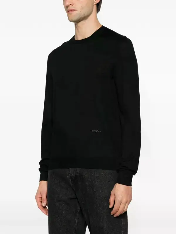 Fendi Logo-embroidered Sweater