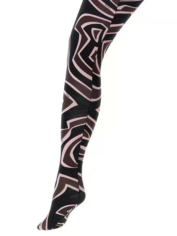 Emilio Pucci Labirinto Print Tights