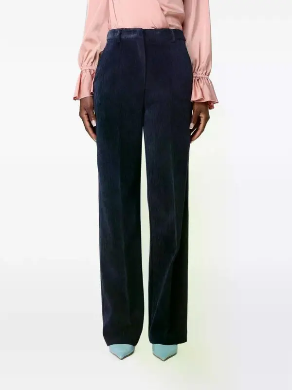 HANITA High-waisted Wide-leg Trousers