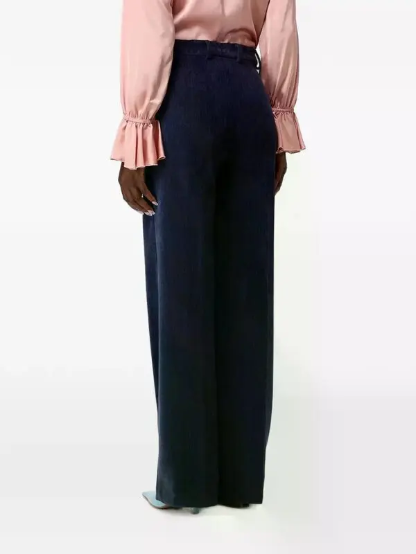 HANITA High-waisted Wide-leg Trousers