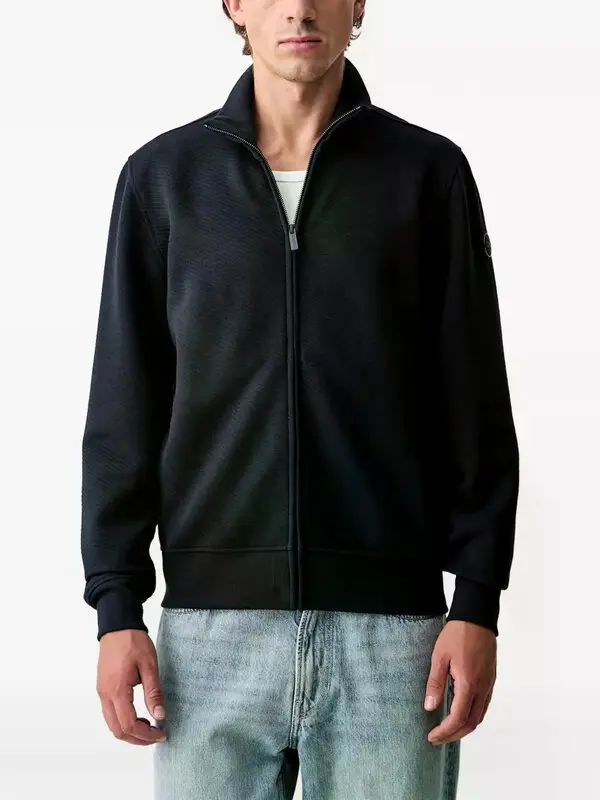 COLMAR Ribbed Jacquard Zip-up Sweatshirt