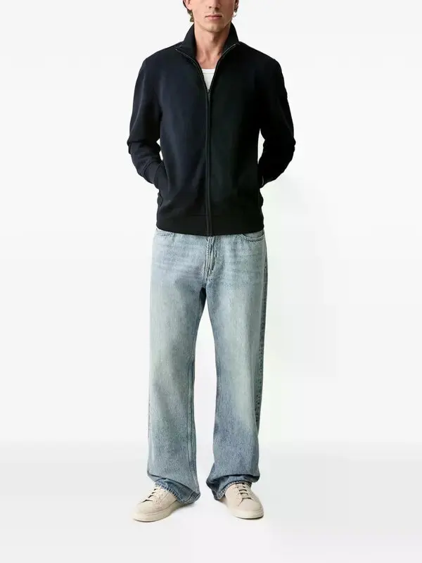 COLMAR Ribbed Jacquard Zip-up Sweatshirt